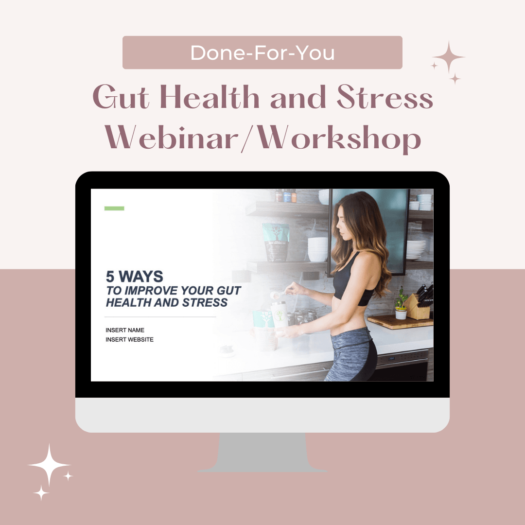 Gut Health and Stress Webinar/Workshop - Christi Cass - Health Coach